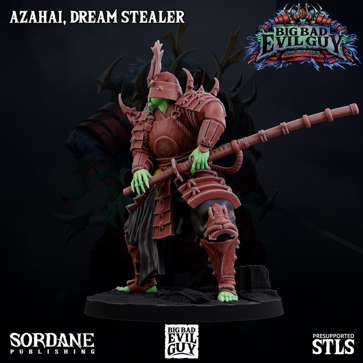 3D Printable Azahai, Dream Stealer by Big Bad Evil Guy