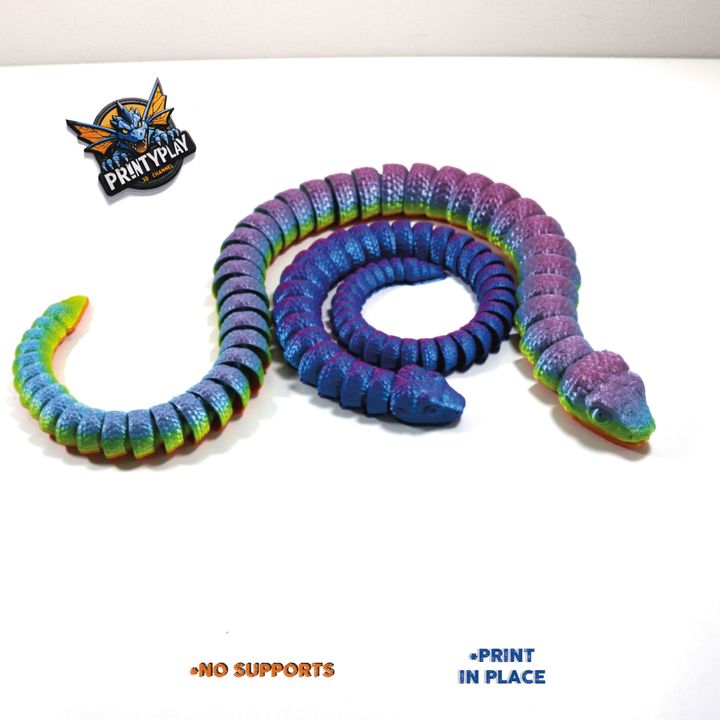 3D Printable Poisonous amazon snake by Nestor Aaron