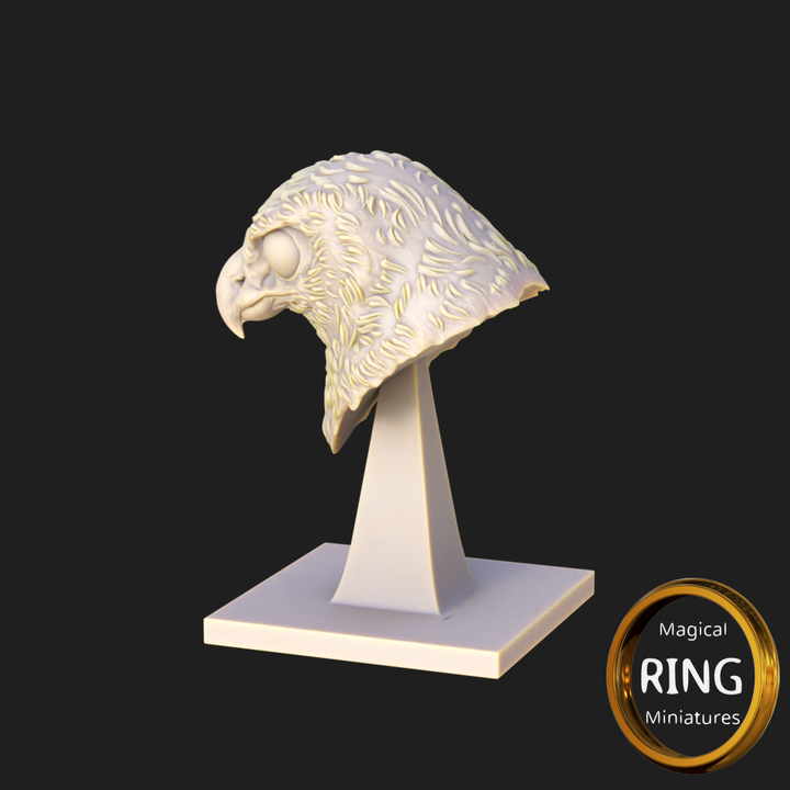 3D Printable HAWK bust TABLETOP by MagicalRingMiniatures