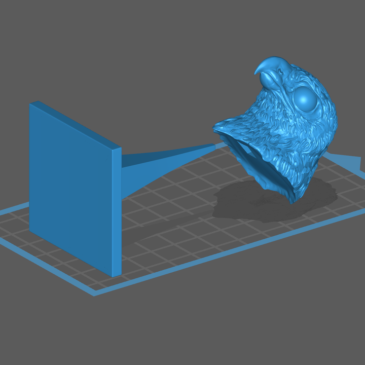 3D Printable HAWK bust TABLETOP by MagicalRingMiniatures