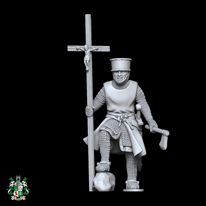 3D Printable Bold Young Lazarus Knight-Commander (Modular/Multipart-Kit ...