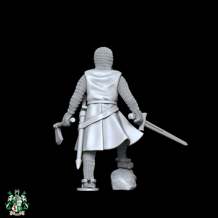 3D Printable Bold Young Lazarus Knight-Commander (Modular/Multipart-Kit ...