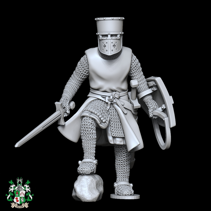 3D Printable Bold Young Lazarus Knight-Commander (Modular/Multipart-Kit ...
