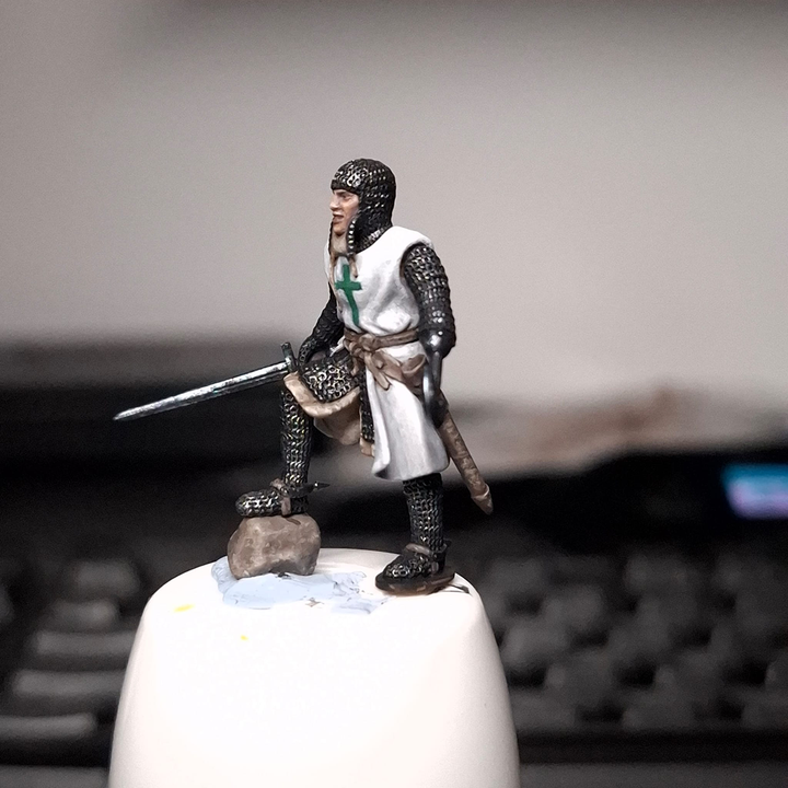 3D Printable Bold Young Lazarus Knight-Commander (Modular/Multipart-Kit ...