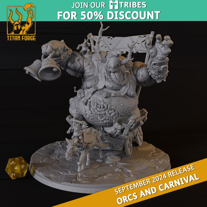 3D Printable Titan Forge Miniatures - 2024 - September - Orcs and ...