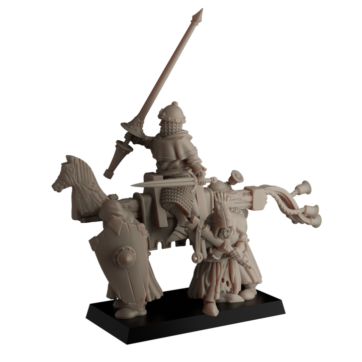 3D Printable Valiant Knights | The Grim Monastery by RavenCrowe Minis