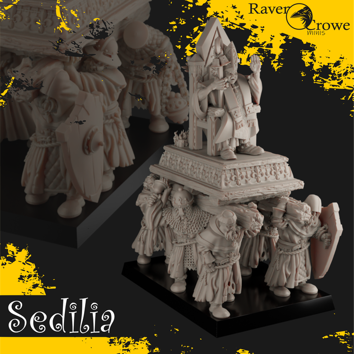 3D Printable Holy Reliquary | The Grim Monastery by RavenCrowe Minis