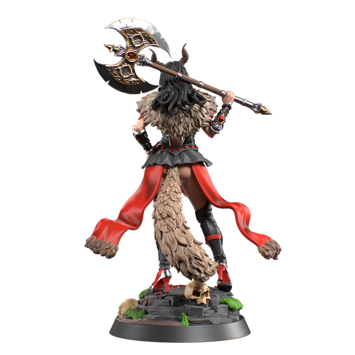 3D Printable Sigrid the shadow Huntress Pose 2 by HoldMyMiniatures