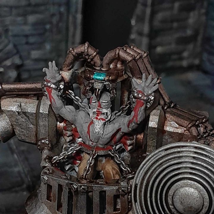 3D Printable Screamer - Duergar Pain Machine by Black Anvil Miniatures