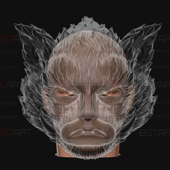 3D Printable Devil Boar Mask - Hallowen Devil cosplay - Zhu Bajie Head ...