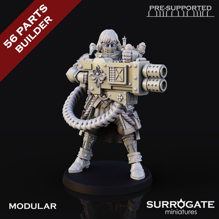 3D Printable Daughters of Dawn Heavy Daughters Squad, Surrogate ...