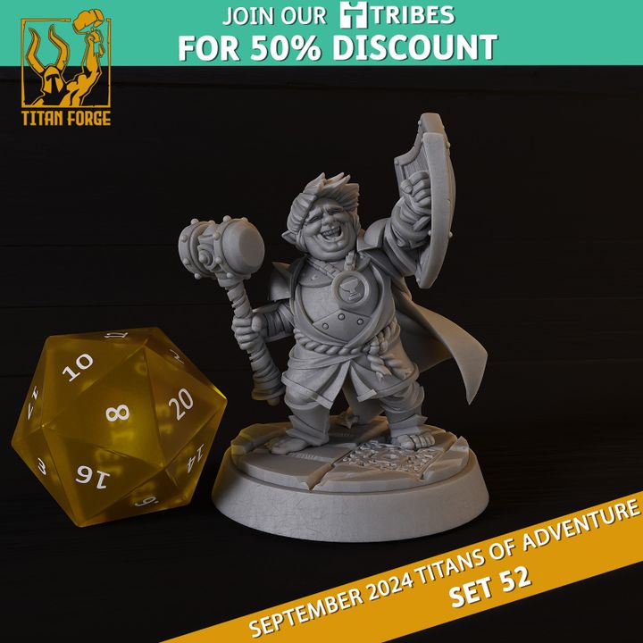 3D Printable RPG - DnD Hero Characters - Titans of Adventure Set 52 by ...