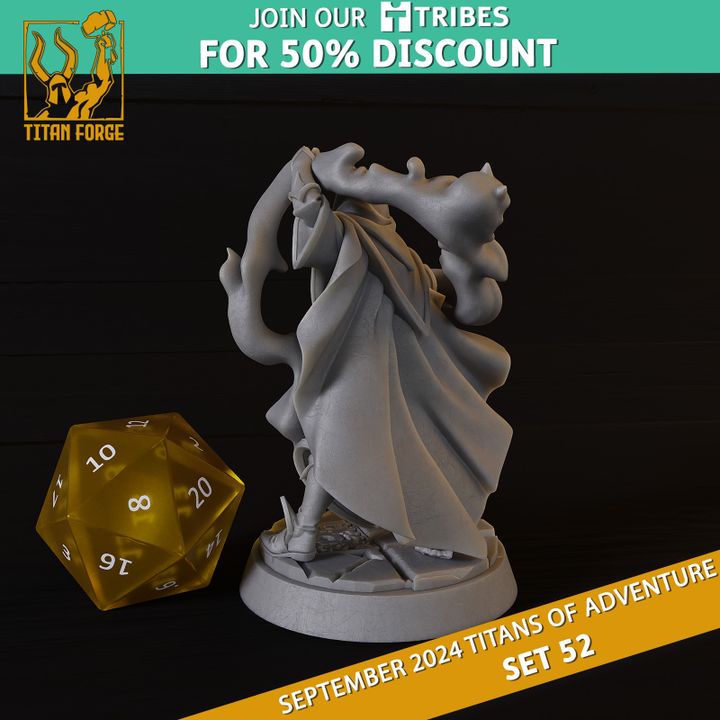 3D Printable RPG - DnD Hero Characters - Titans of Adventure Set 52 by ...