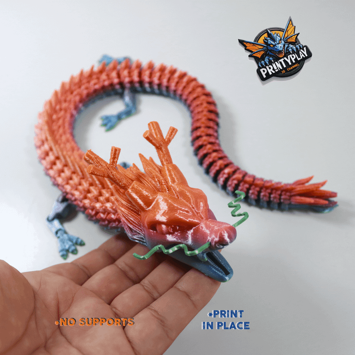3D Printable Flexi Dragon by Nestor Aaron