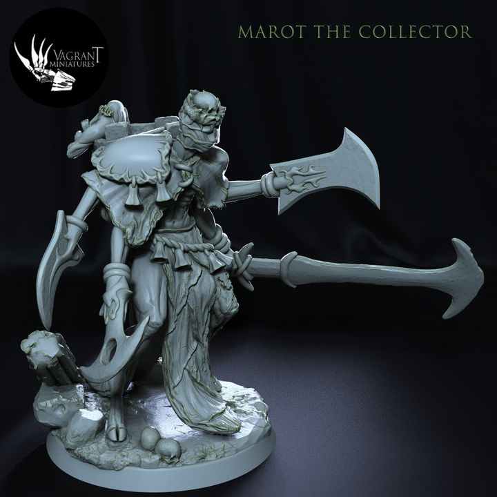 3D Printable Marot The Collector by Vagrant Miniatures