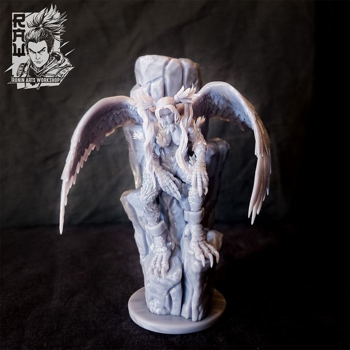 3D Printable Kadula - Brawler Harpy (NSFW) True Form by Ronin Arts Workshop