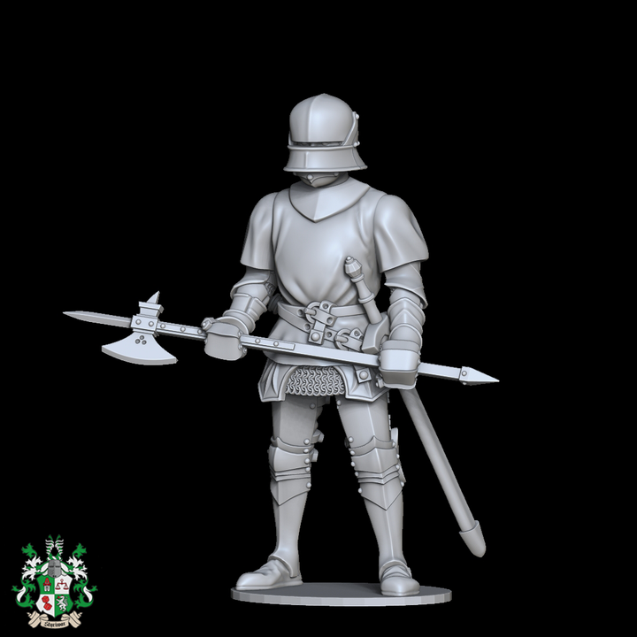 3D Printable Late 15th Century Knight in Gothic Plate by Styriwar