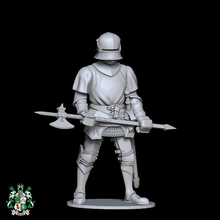 3D Printable Late 15th Century Knight in Gothic Plate by Styriwar