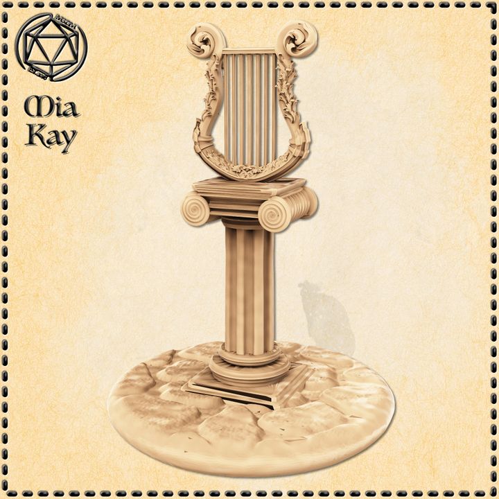 3D Printable Lyre by M3DM