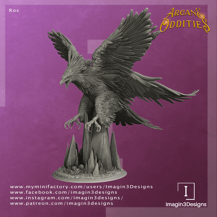 3D Printable Roc by Imagin3Designs