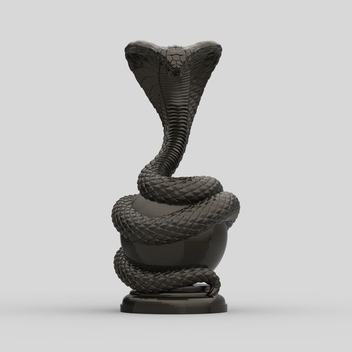 3D Printable cobra by Dmitry Tishchenkov