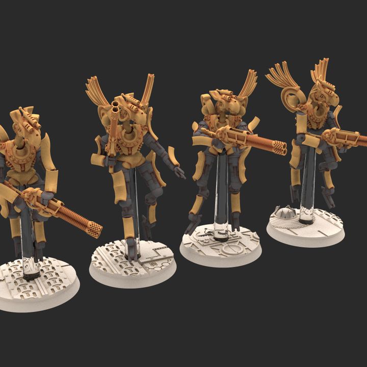 3D Printable Cinan - Horus - Akhet - Hapirou: Assault, Battle Robot ...