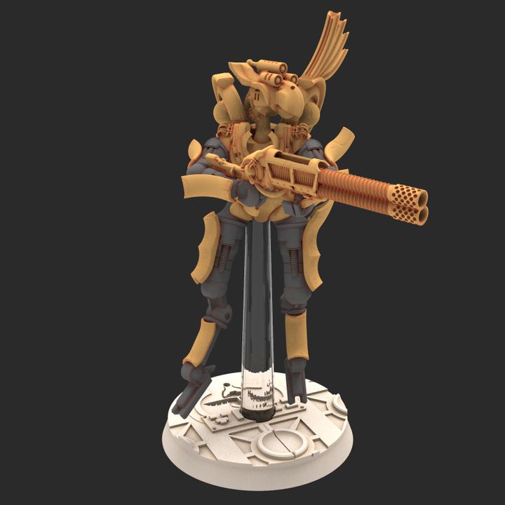 3D Printable Cinan - Horus - Akhet - Hapirou: Assault, Battle Robot ...