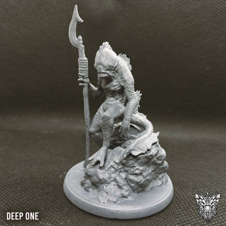 3D Printable Deep One - Statue by Maelstrom Makers