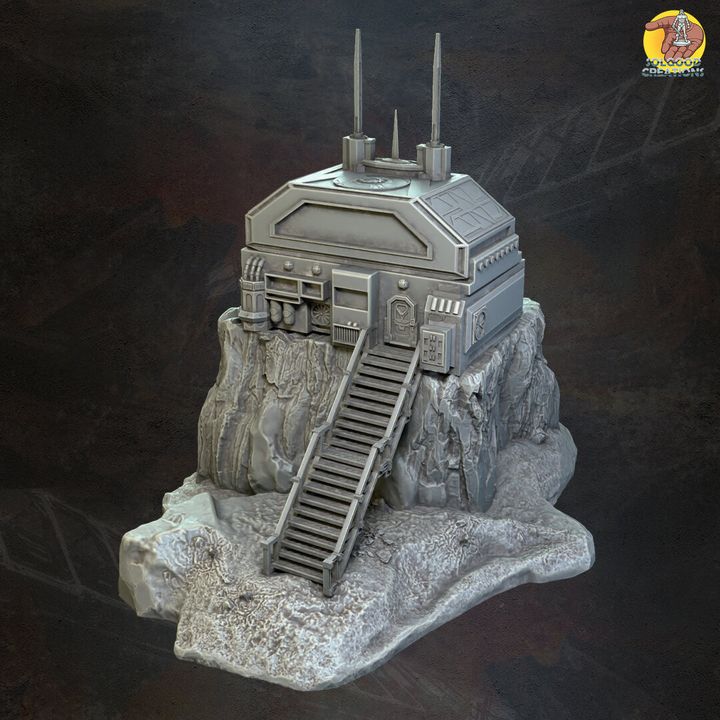 3D Printable Diorama - Escape from The Space Rock by SolGood Creations