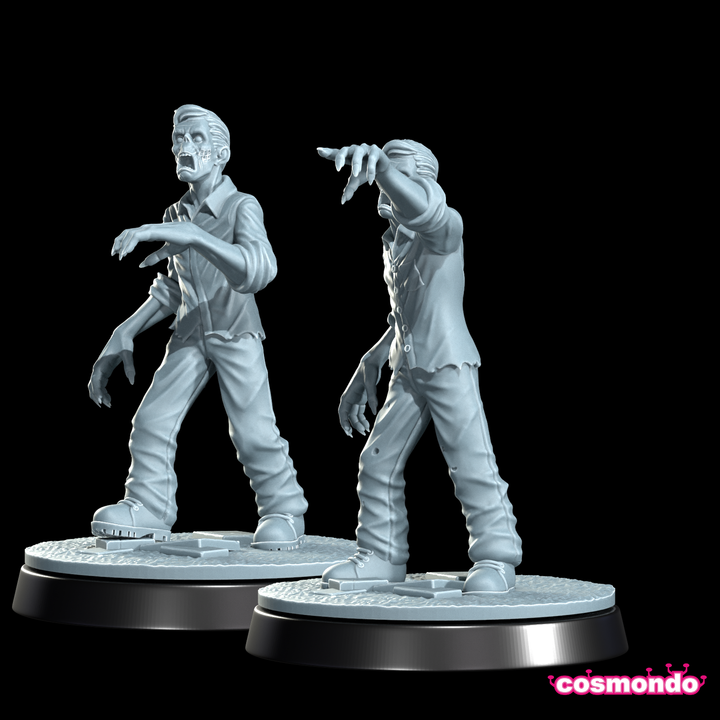 3D Printable The Macenzie Zombies, Cthulhu Characters. by cosmondo