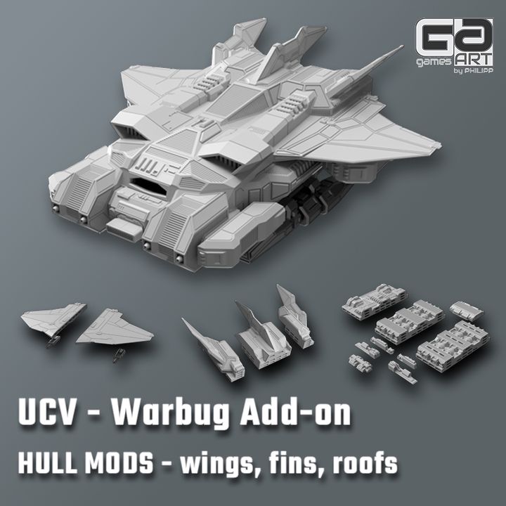 3D Printable UCV - Warbug ALL-IN by gamesART by Philipp