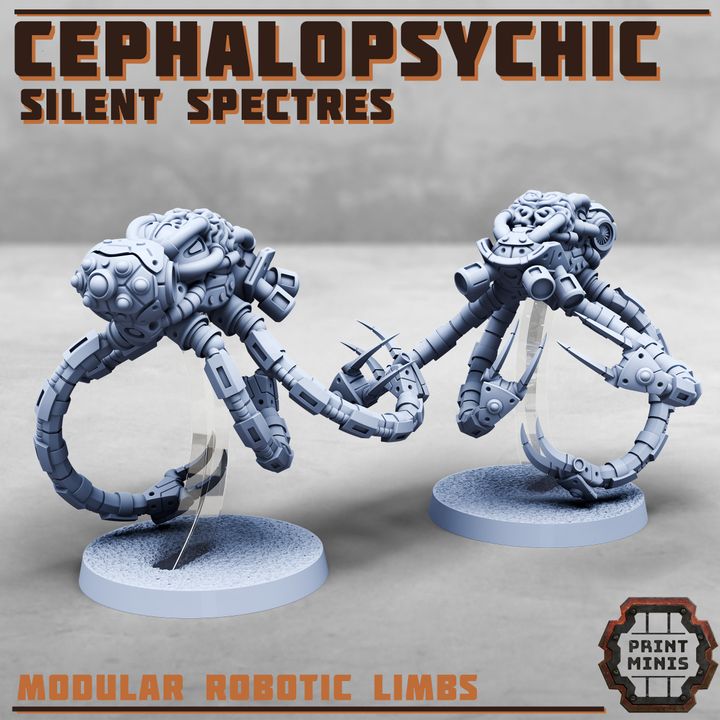 3D Printable Silent Spectres Ultimate Expansion by Print Minis