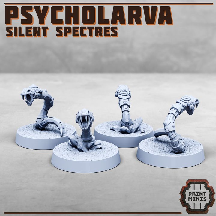 3D Printable Silent Spectres Ultimate Expansion by Print Minis