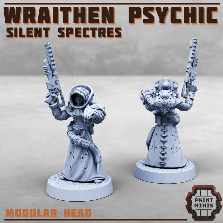 3D Printable Silent Spectres Ultimate Expansion by Print Minis