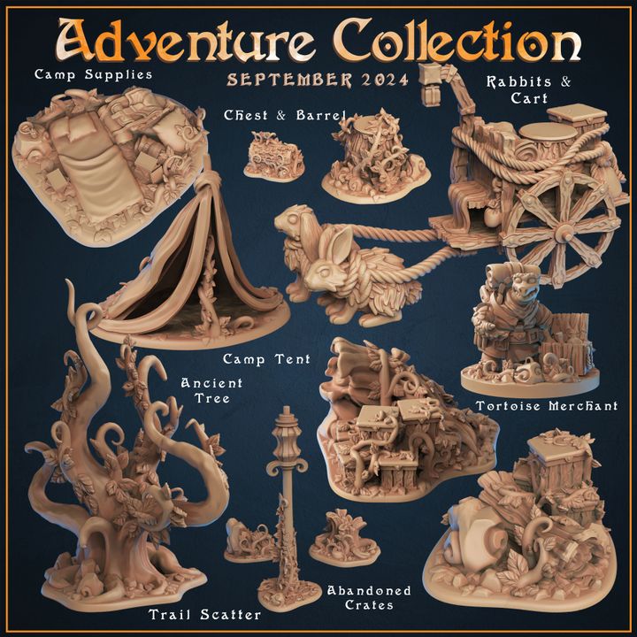 3D Printable Adventure Collection by World Forge Miniatures