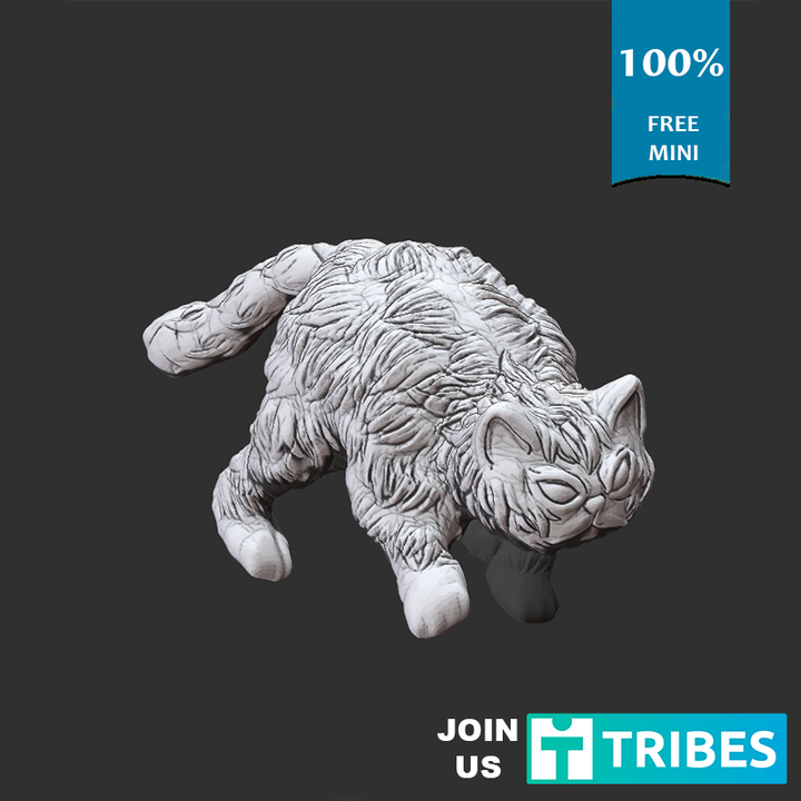 3D Printable Librarians Cat by Sculpting George