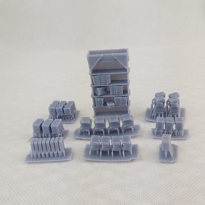 3D Printable Library by Sculpting George