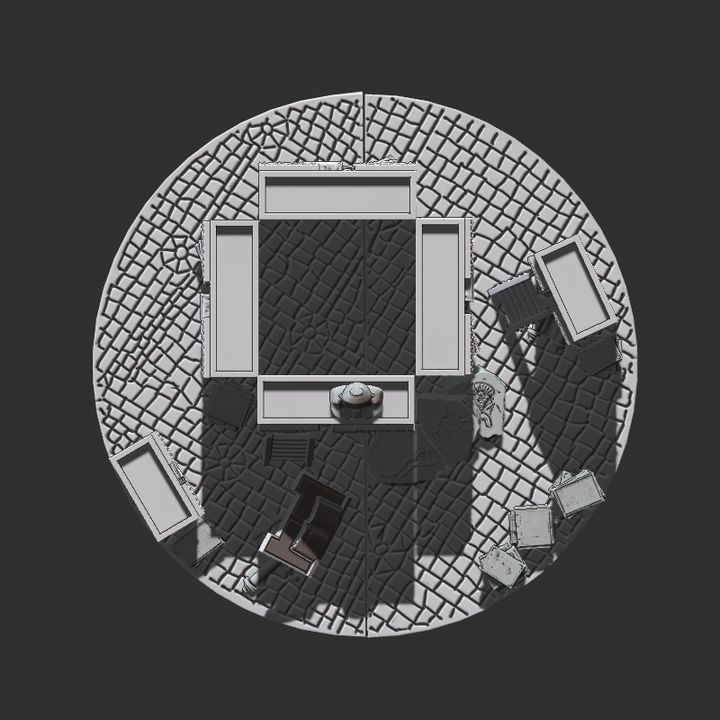 3D Printable Library by Sculpting George