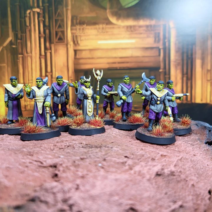 3D Print of Logikon Characters and Guards by horrid74