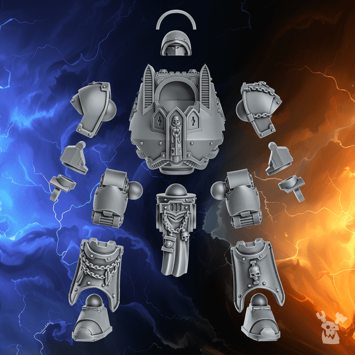 3D Printable Knight Dread (Millennium Wars) by dakkadakka.store