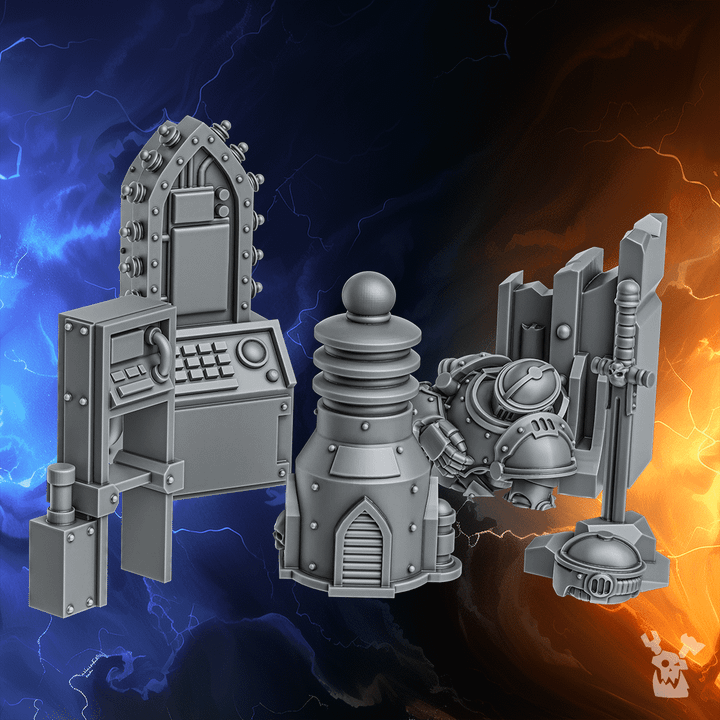 3D Printable Objective Markers (Millennium Wars) by dakkadakka.store