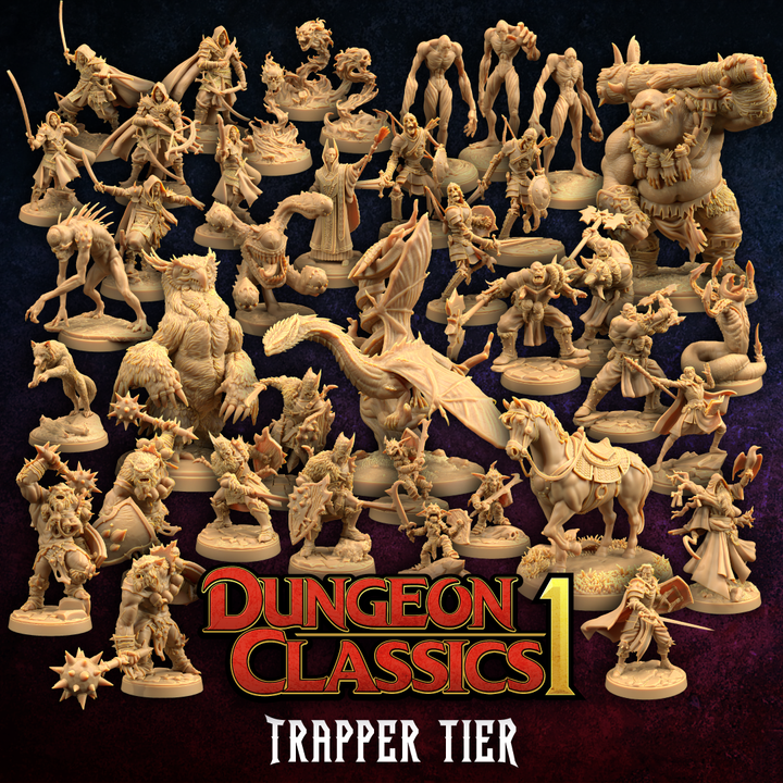 3D Printable Dungeon Classics | Trapper Tier | PRESUPPORTED by The ...
