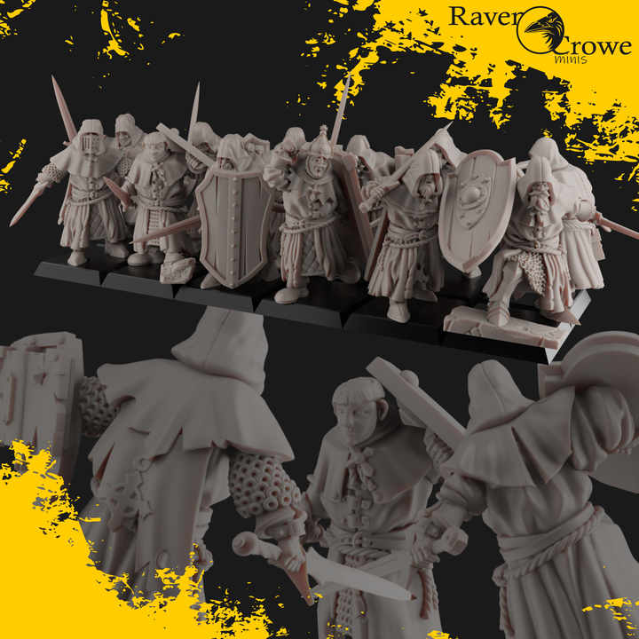 3D Printable The Grim Monstery Army Set by RavenCrowe Minis