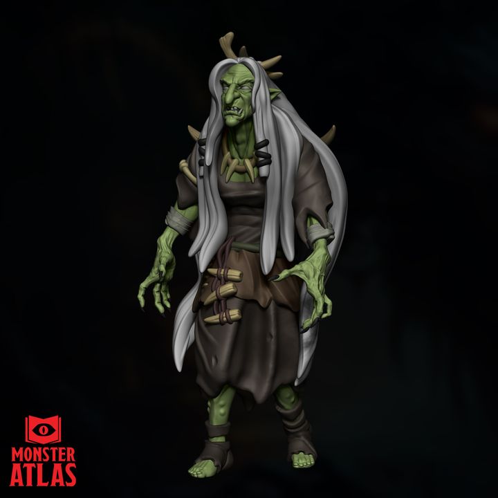 3D Printable Green Hag by Monster Atlas