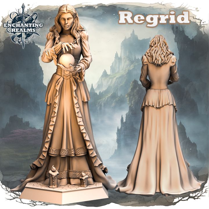 3D Printable Regrid 75mm by Haito