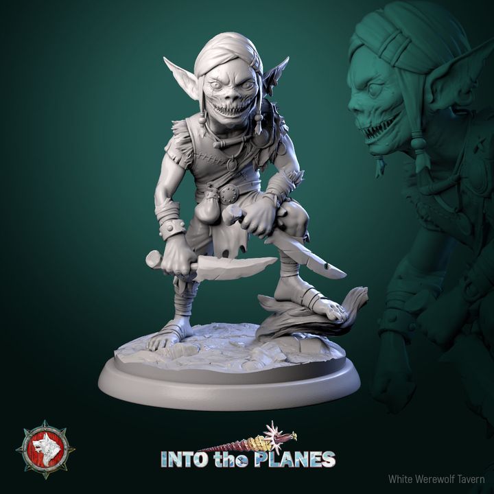 3D Printable Scrablet 32mm set 6 miniatures pre-supported + dnd 5e ...