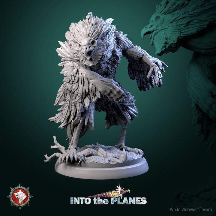 3D Printable Zombie owlbear 32mm set 6 miniatures pre-supported + dnd ...