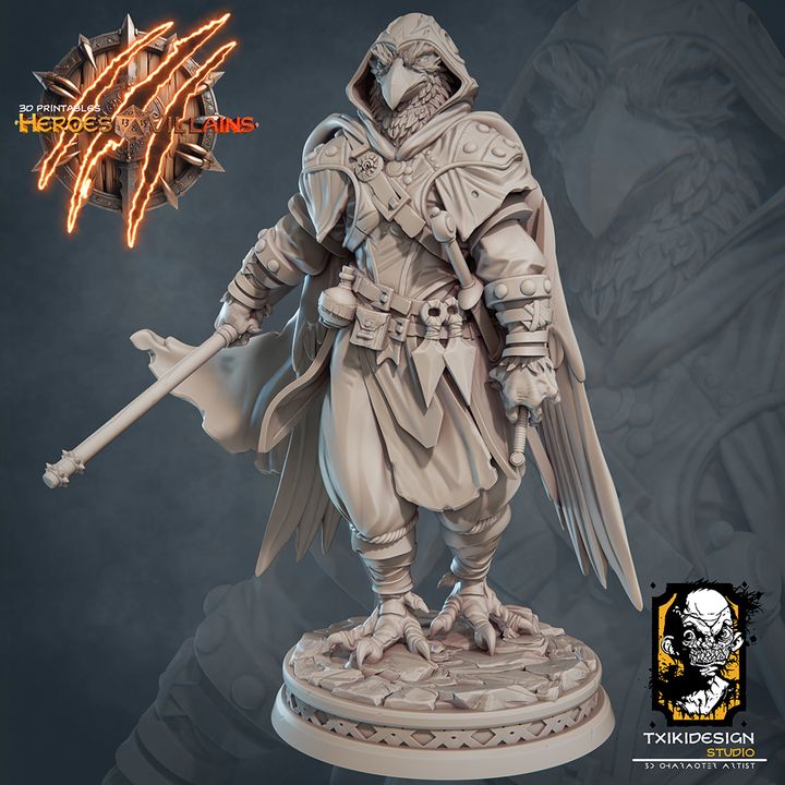 3D Printable Aerachor the feathersigil by Javier Txiki Tejedor