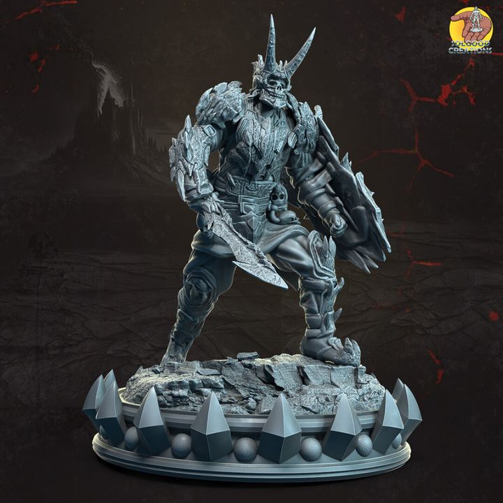 3D Printable Garticus, Demon Gladiator Champion | Pre-Supported by ...