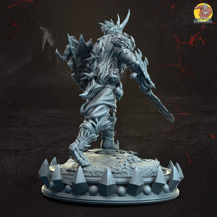 3D Printable Garticus, Demon Gladiator Champion | Pre-Supported by ...
